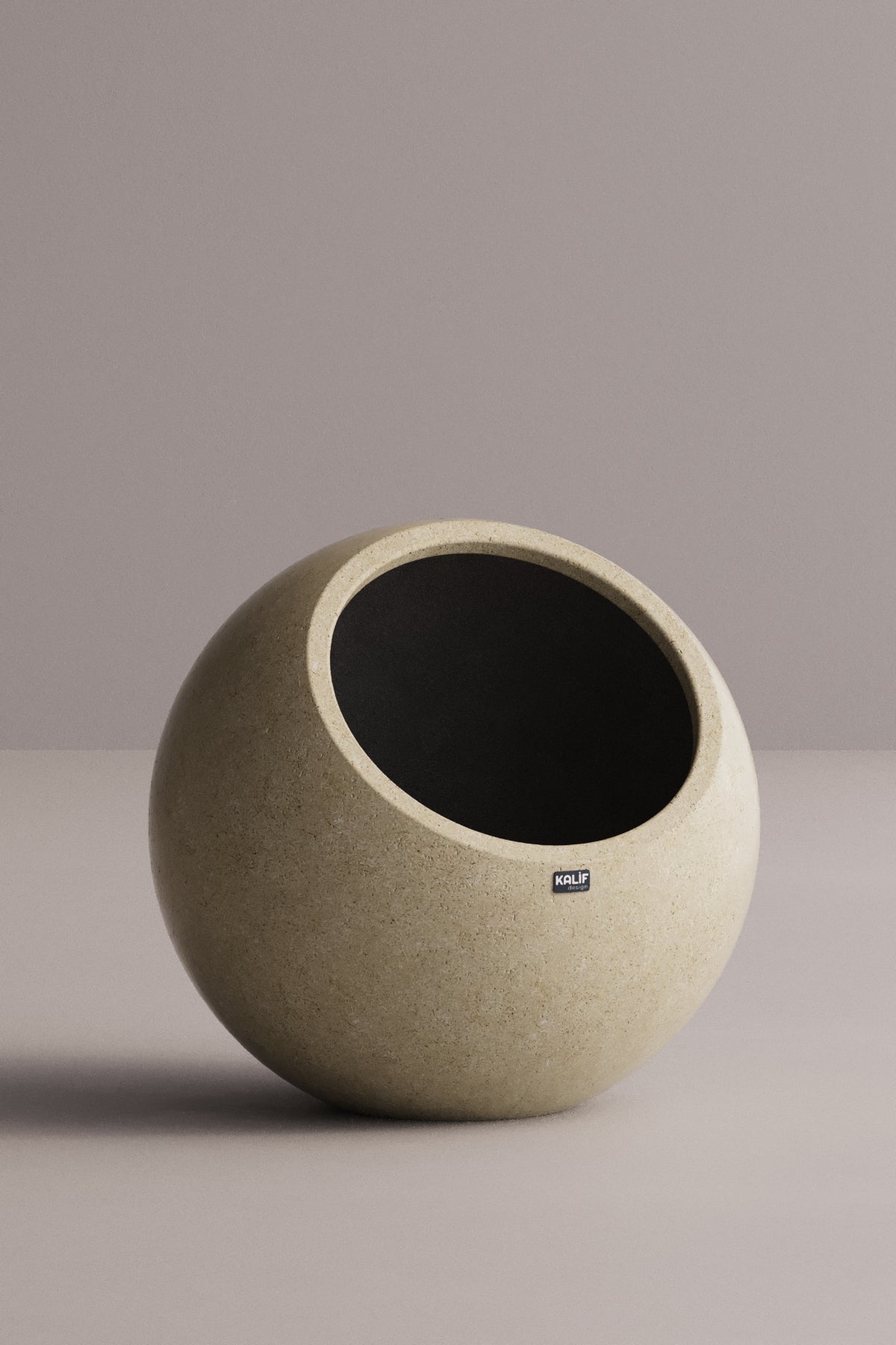 Kesik Küre Şekilli Saksı Modeli Apollo | Beton Saksı |¨Kalif Design