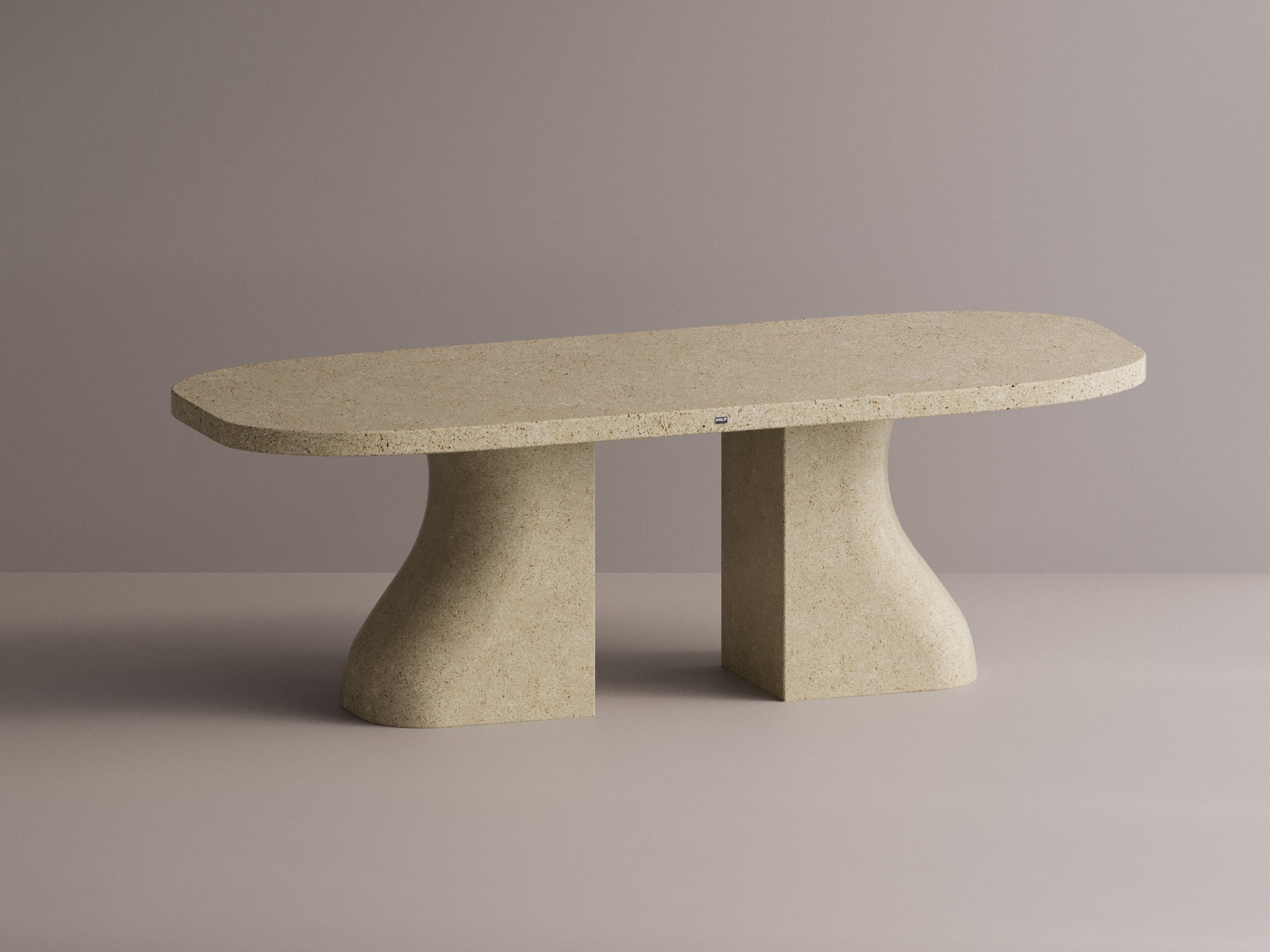 Kıvrımlı Masa Modeli Uranus | Beton Masa | Kalif Design